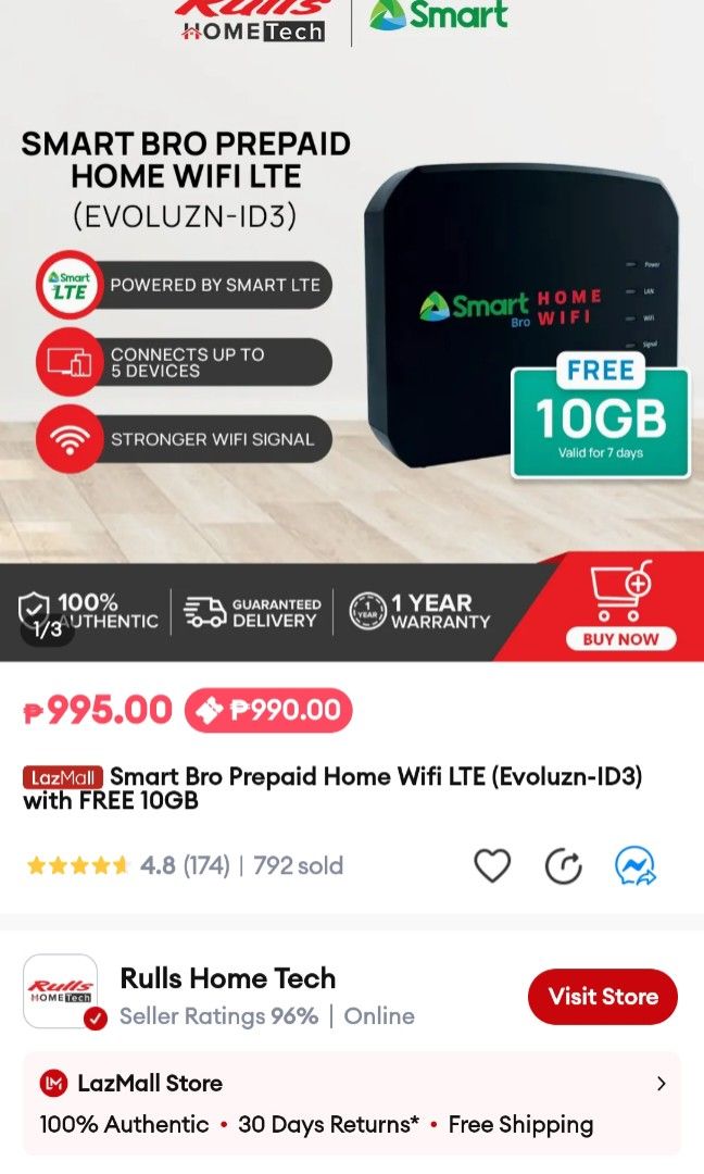 Smart bro home wifi, Computers & Tech, Office & Business Technology on ...