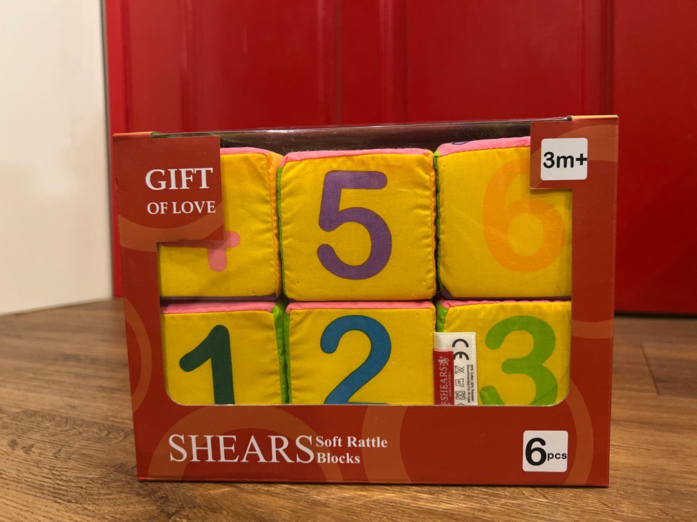 Soft Rattle Blocks, Babies & Kids, Infant Playtime on Carousell