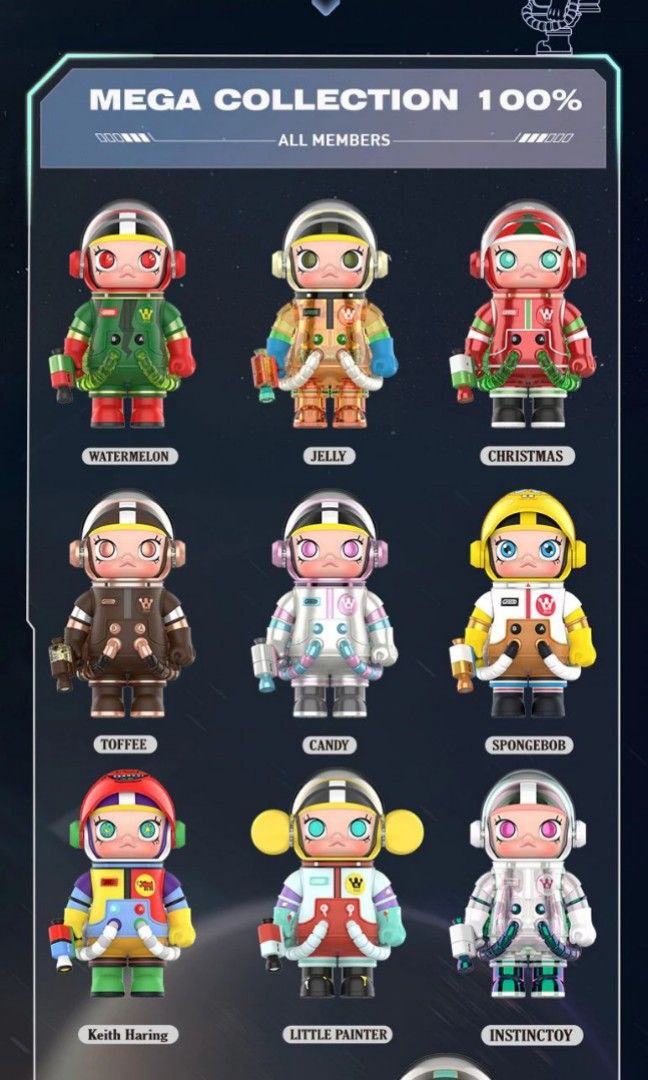 Space molly candy popmart, Hobbies & Toys, Toys & Games on Carousell