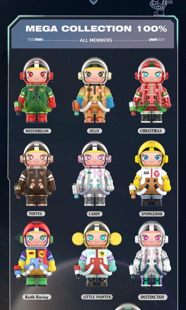 Space molly candy popmart, Hobbies & Toys, Toys & Games on Carousell