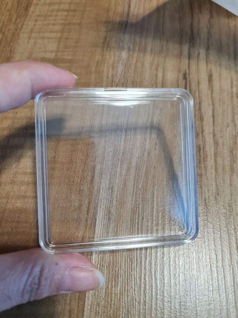 Square acrylic gold bar silver bar protective capsule/ box, Hobbies ...