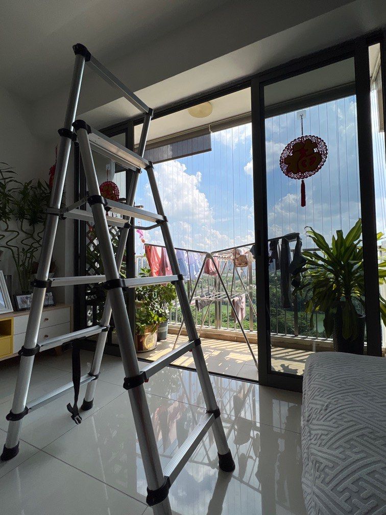 Stackable ladder, Furniture & Home Living, Home Improvement ...