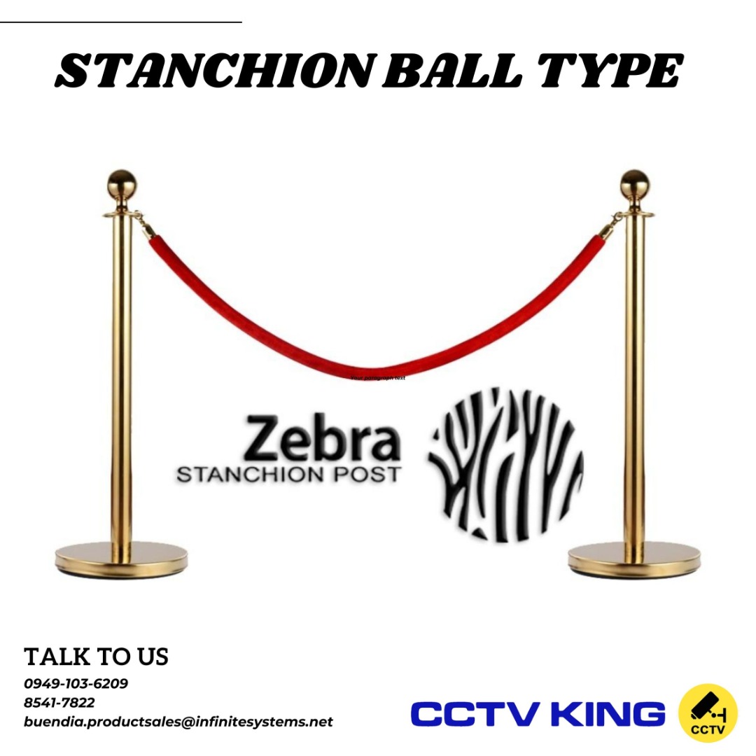 STANCHION GOLD BALL TYPE " ZEBRA ( Sold Per Piece ) on Carousell