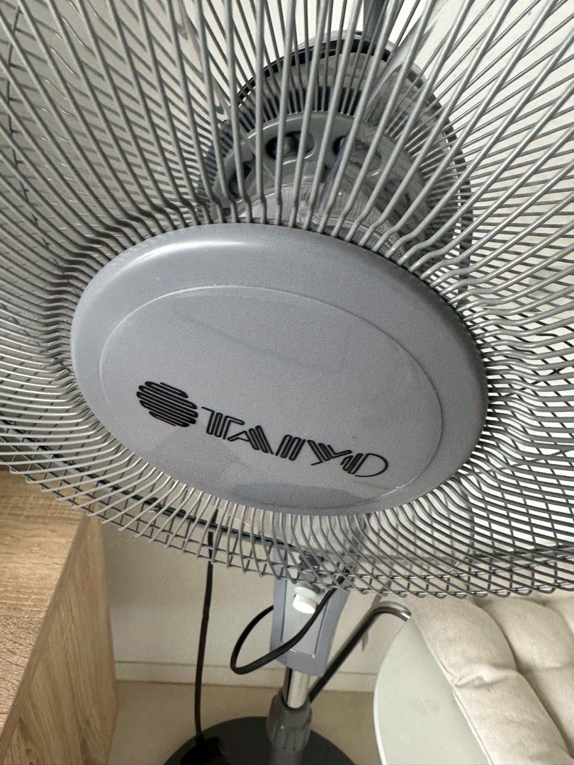 Standing Fan Taiyo grey color, Furniture & Home Living, Lighting & Fans ...