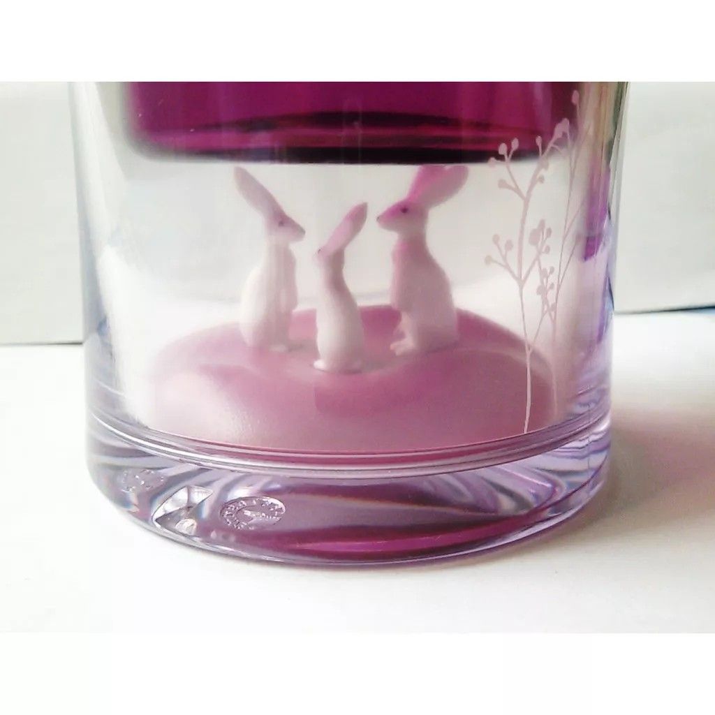 Starbucks Moon Rabbit Bunny Figure Charm Toy Autumn in Purple 10Oz ...