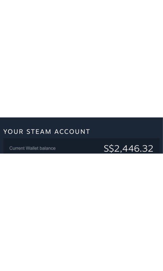 Steam credit, Video Gaming, Gaming Accessories, Game Gift Cards ...