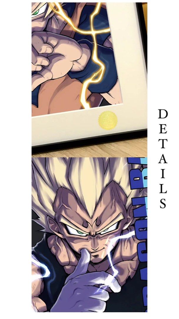 星空Studio - Goku VS Vegeta Frame, Hobbies & Toys, Toys & Games on Carousell