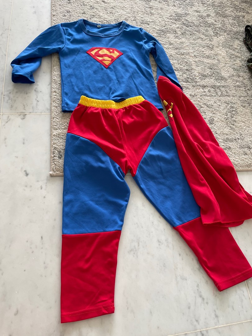 Superman outfit, Babies & Kids, Babies & Kids Fashion on Carousell