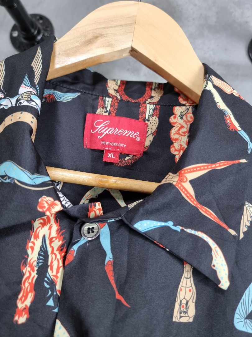 Supreme Alphabet Silk Shirt, Men's Fashion, Tops & Sets, Tshirts & Polo ...