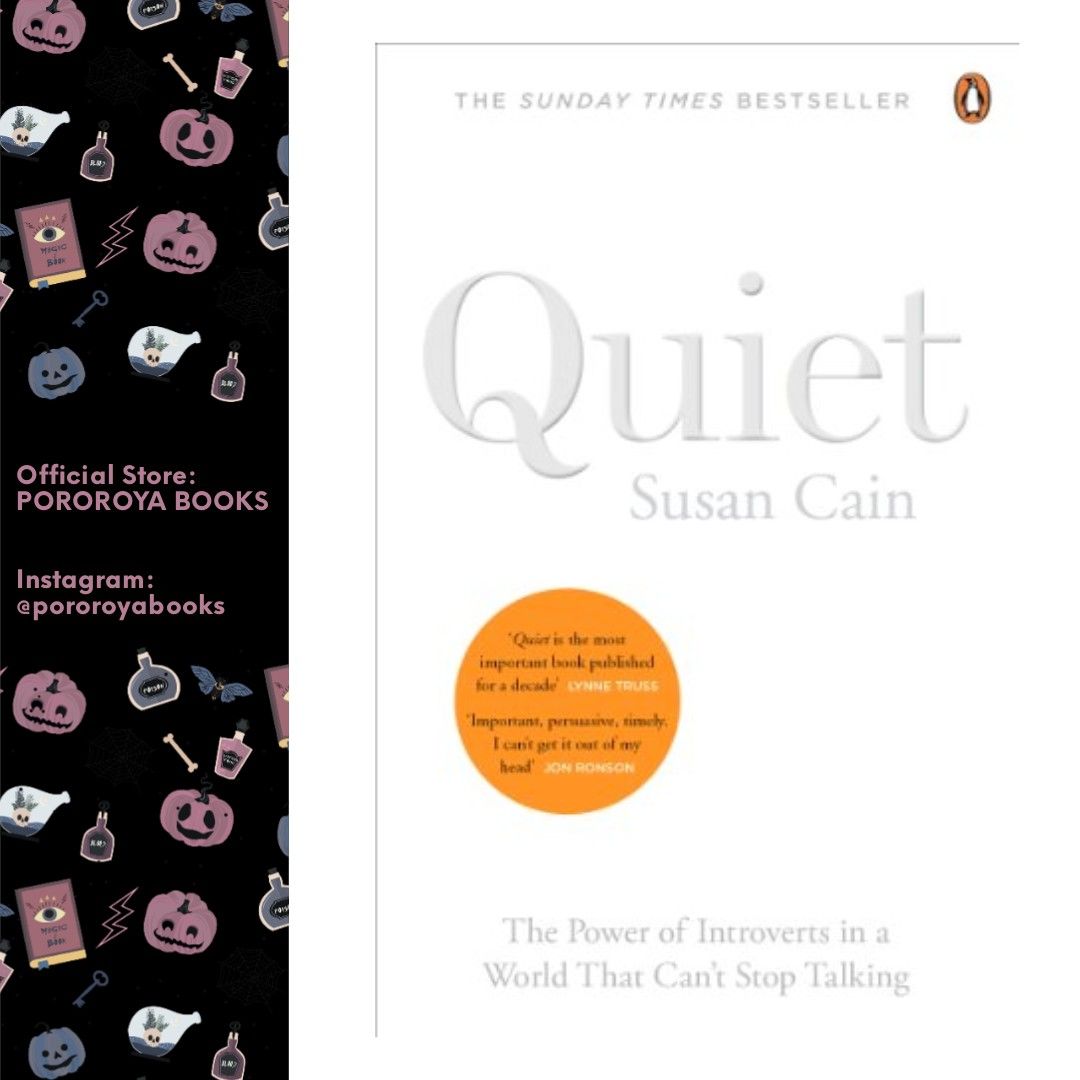Susan Cain QUIET The Power of Introverts in a World That Cant Stop Talking ENGLISH ORIGINAL on ...