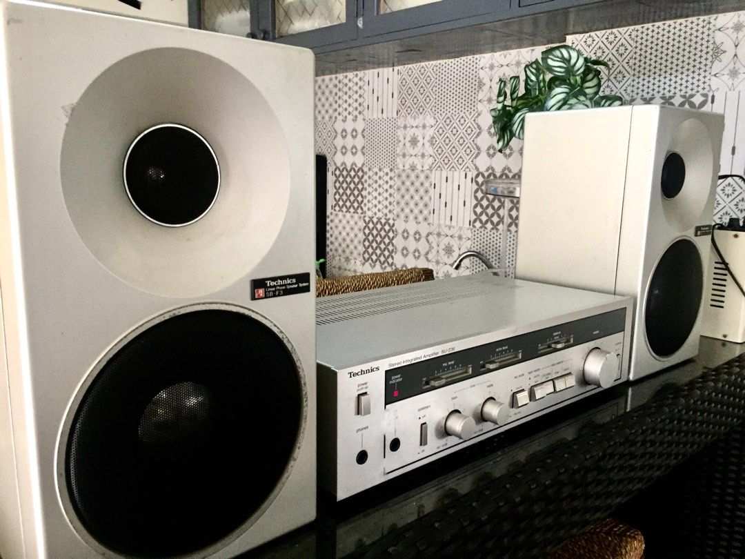 Technics Amplifier and Speaker Set, Audio, Soundbars, Speakers ...