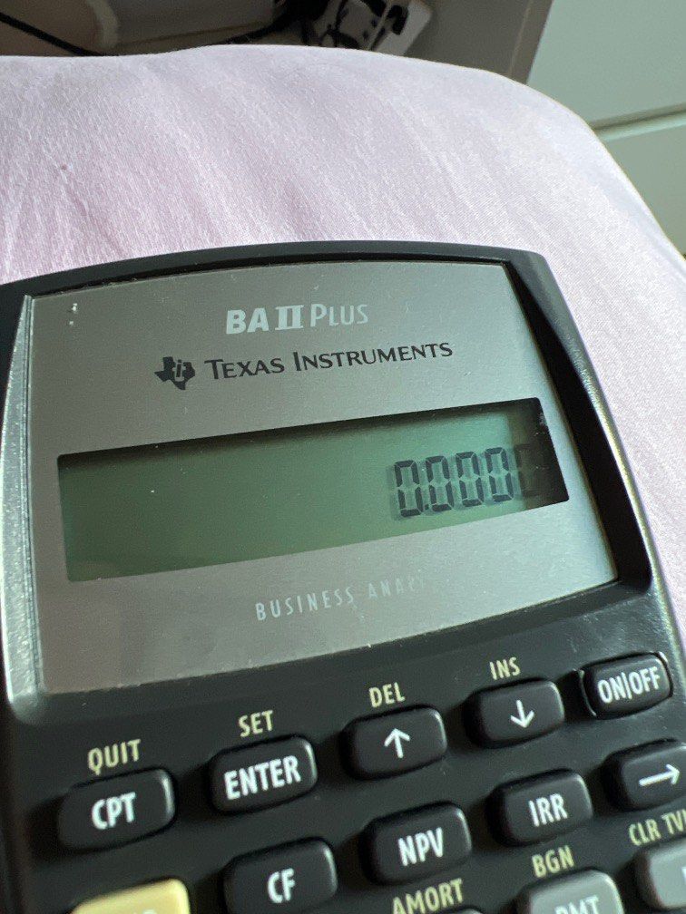 Texas Instruments BA II Plus Financial Calculator, TV & Home Appliances ...