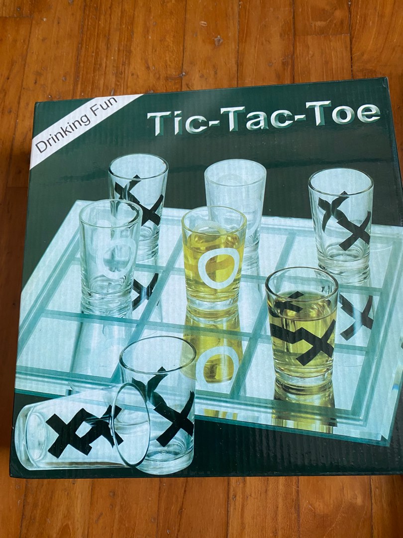 Tic-Tac-Toe Drinking Fun Set, Hobbies & Toys, Toys & Games on Carousell Tic-Tac-Toe Drinking Fun Set, Hobbies & Toys, Toys & Games on Carousell