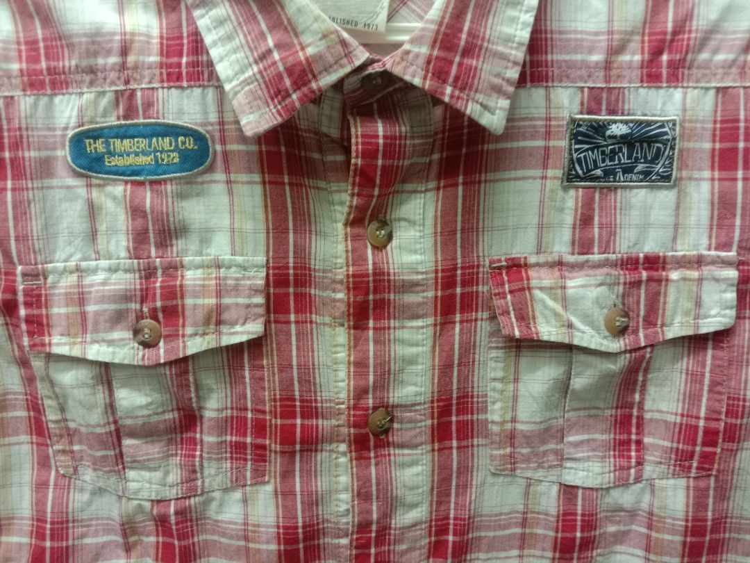 Timberland, Men's Fashion, Tops & Sets, Formal Shirts on Carousell