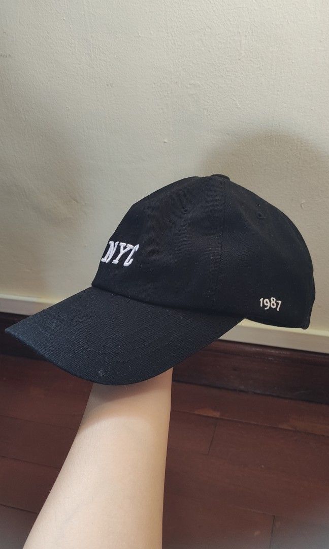 Tony cap NYC 1987 Baseball cap Made in Korea black cap black hat sports ...