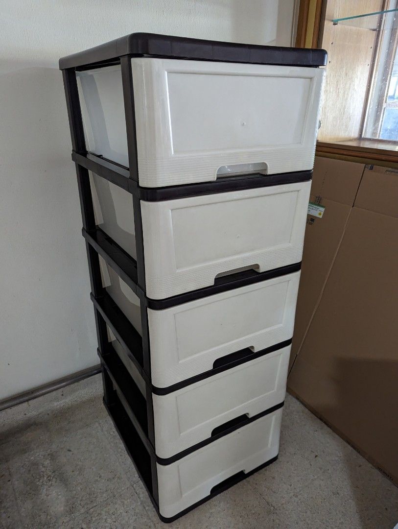 Toyogo XL 5 tier drawer cabinet - Moving out sale, Furniture & Home ...