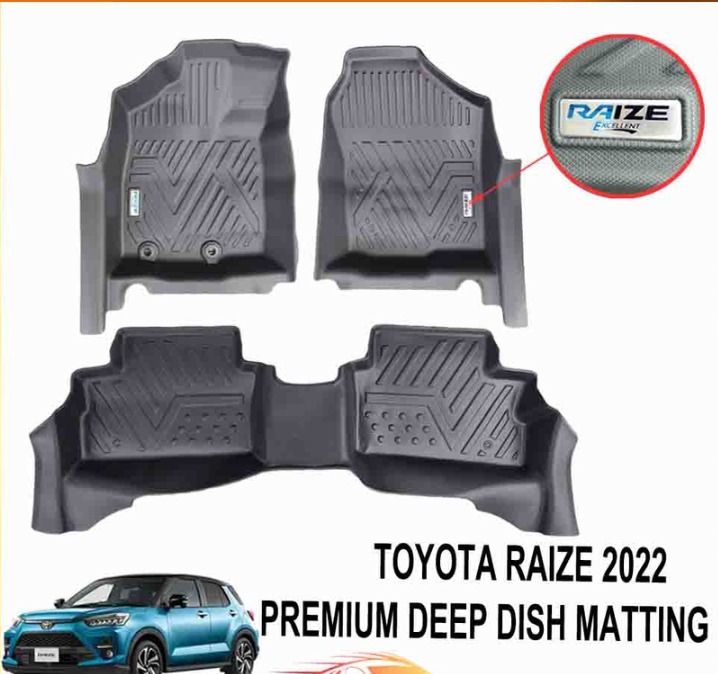 Toyota Raize 2022 to 2023 EXCELLENT Deep Dish Matting PREMIUM MATERIAL ...