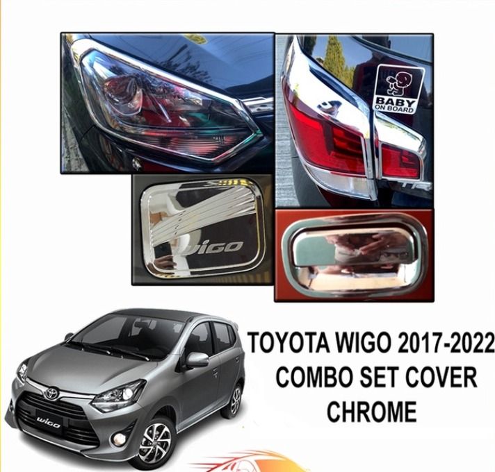 Toyota Wigo 2ND-3RD GEN 2017 to 2023 Full Garnish / Combo Set Cover ...