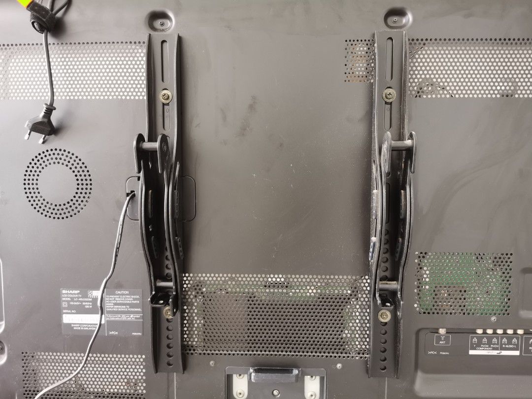 TV solid metal steel wall bracket hook for plasma lcd led television accessories, TV & Home ...