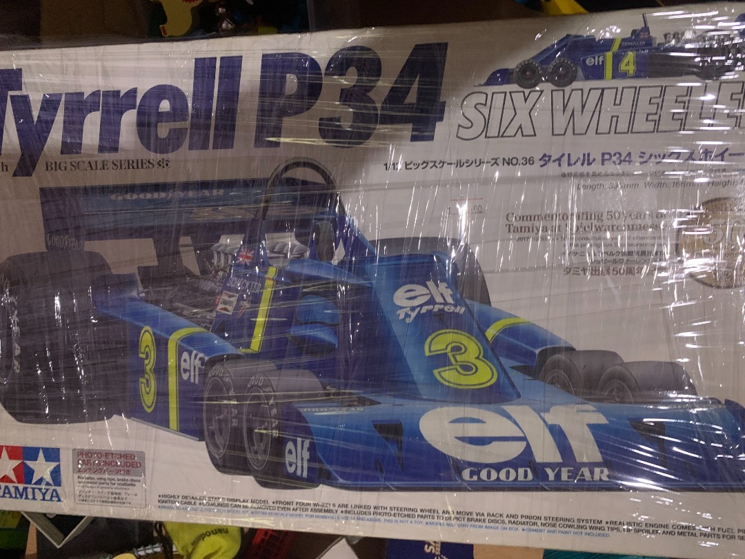 Tyrrell P34 Big Scale 1/12 Tamiya 6 wheeler model kit, Hobbies & Toys ...