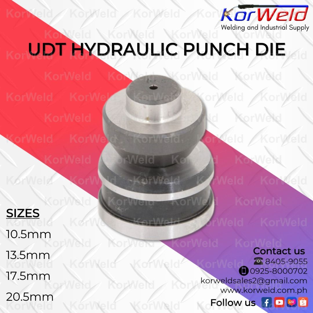 UDT HYDRAULIC PUNCH DIE, Commercial & Industrial, Construction Tools & Equipment on Carousell