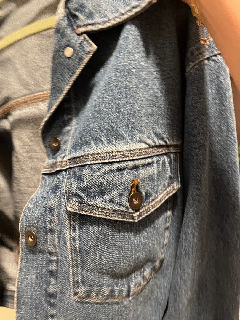 Uniqlo U denim jacket, Women's Fashion, Coats, Jackets and Outerwear on ...