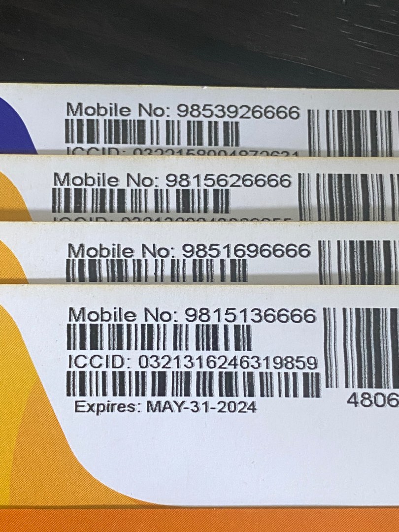 Vanity sim 6666 number on Carousell