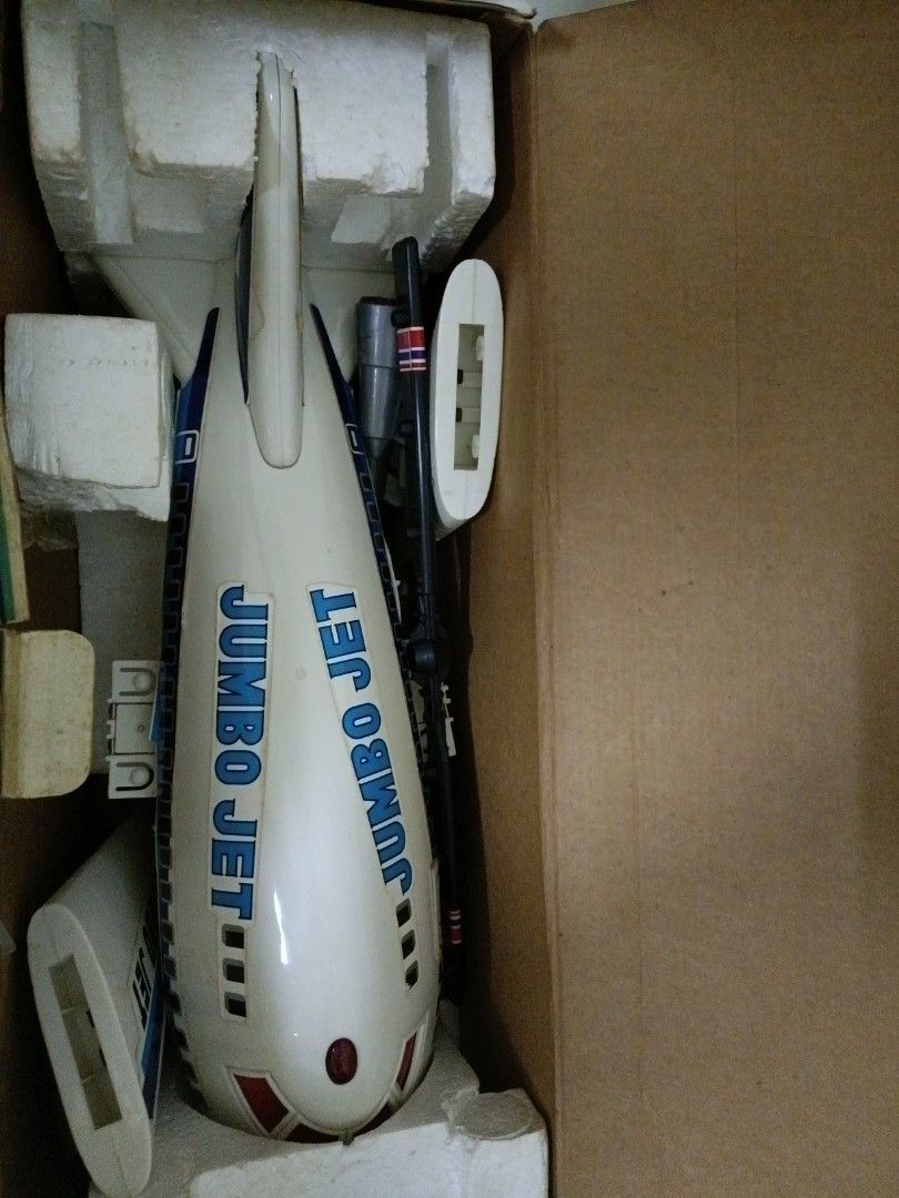 Vintage 1988 cheng ching toys jet 747 airplane, Hobbies & Toys ...