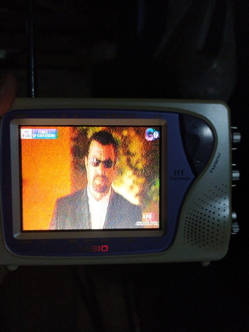 Rare Casio UHF Pocket Color TV SY-4000WE Splash Proof (Working) on ...