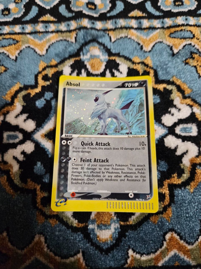 [Vintage Pokemon Card] Absol Holo Secret Rare 96/95, Hobbies & Toys ...