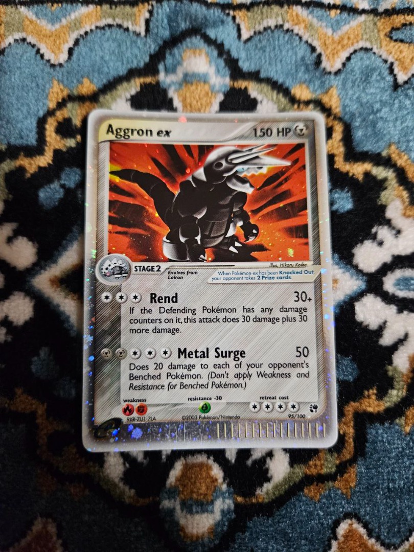 [Vintage Pokemon Card] Aggron Ex - 95/100, Hobbies & Toys, Toys & Games ...