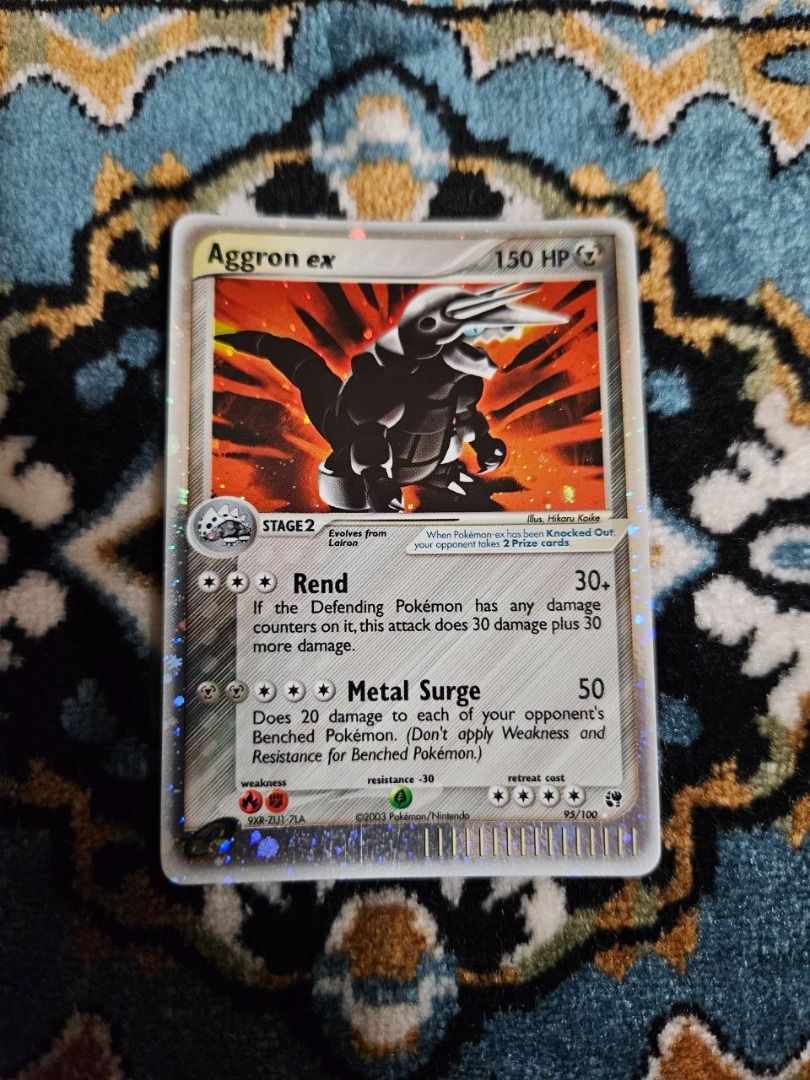 [Vintage Pokemon Card] Aggron Ex - 95/100, Hobbies & Toys, Toys & Games ...