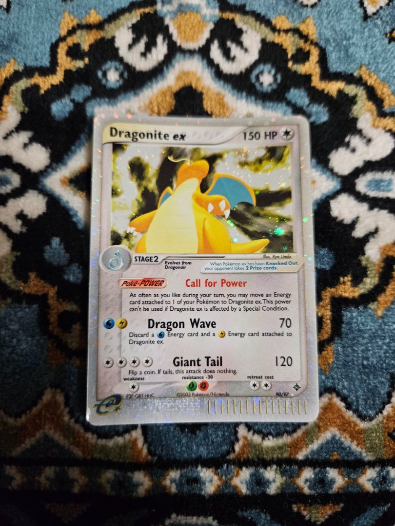 [Vintage Pokemon Card] Dragonite ex - Ex Dragon - 90/97, Hobbies & Toys ...