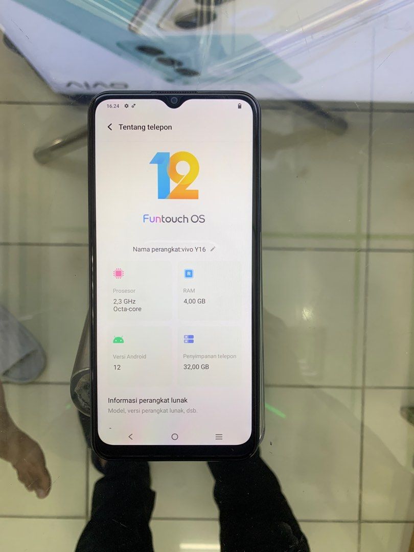 Vivo Y16 ram4/32 4g mulus normal semua,bisa kirim2 via rekber, Telepon ...