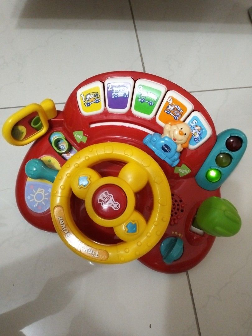 Vtech Tiny Tot Driver, Babies & Kids, Infant Playtime on Carousell