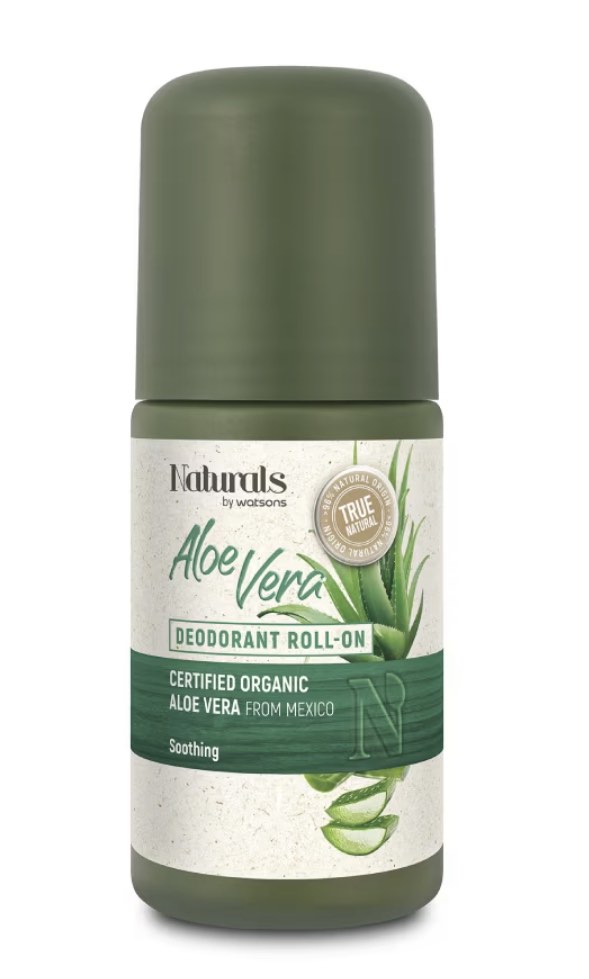 Watsons Naturals Aloe Vera deodorant roll on 50ml, Beauty & Personal ...