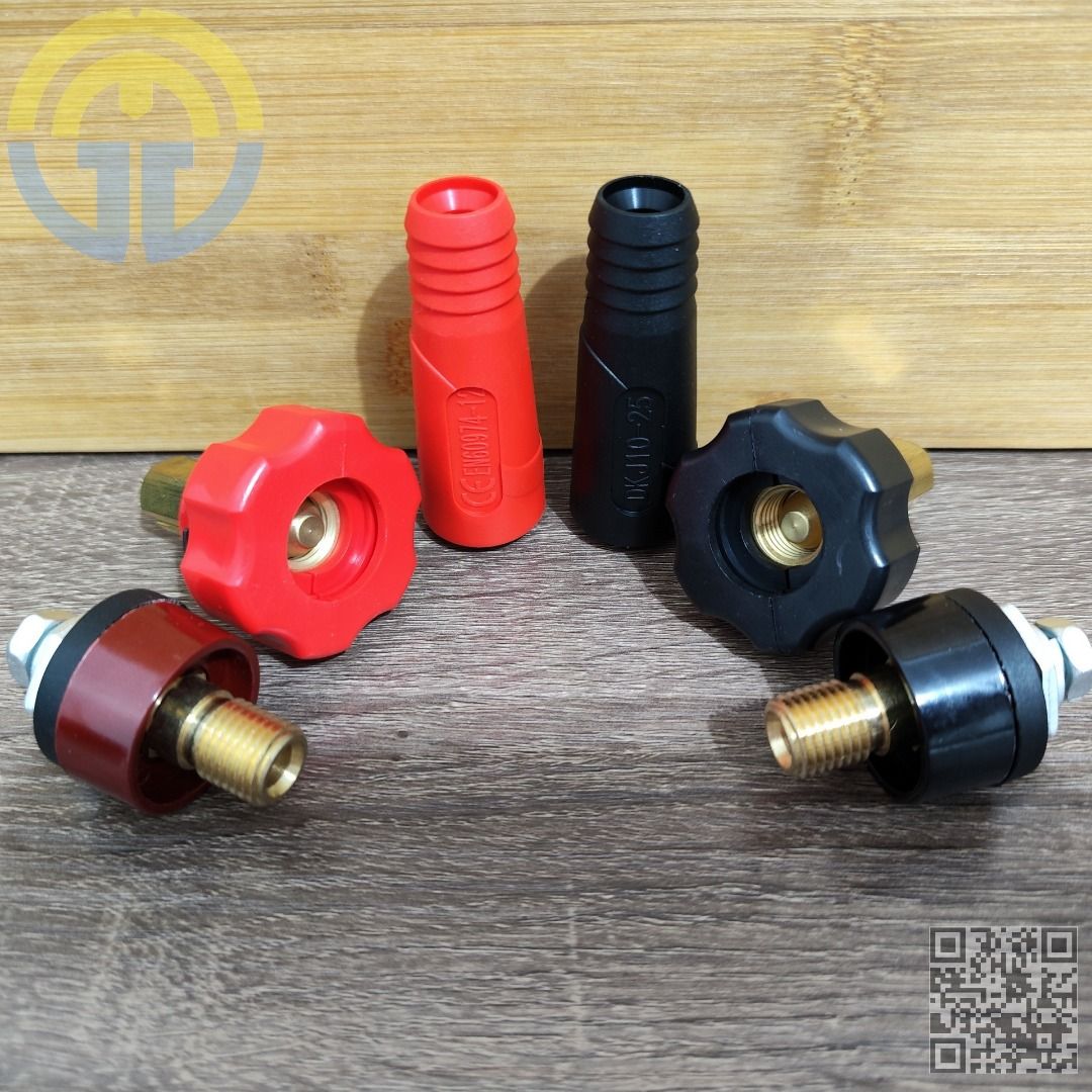 Welding Cable Connector Plug and Socket Set Thai DKJ 10-25 200A ...