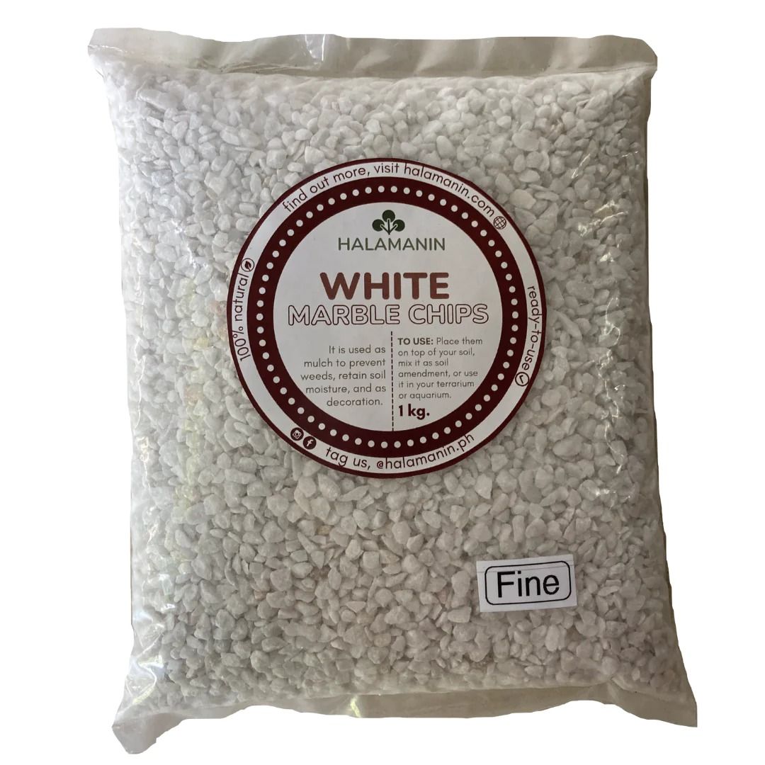 White Marble Chips (Fine) - 20kgs. (Sack) on Carousell