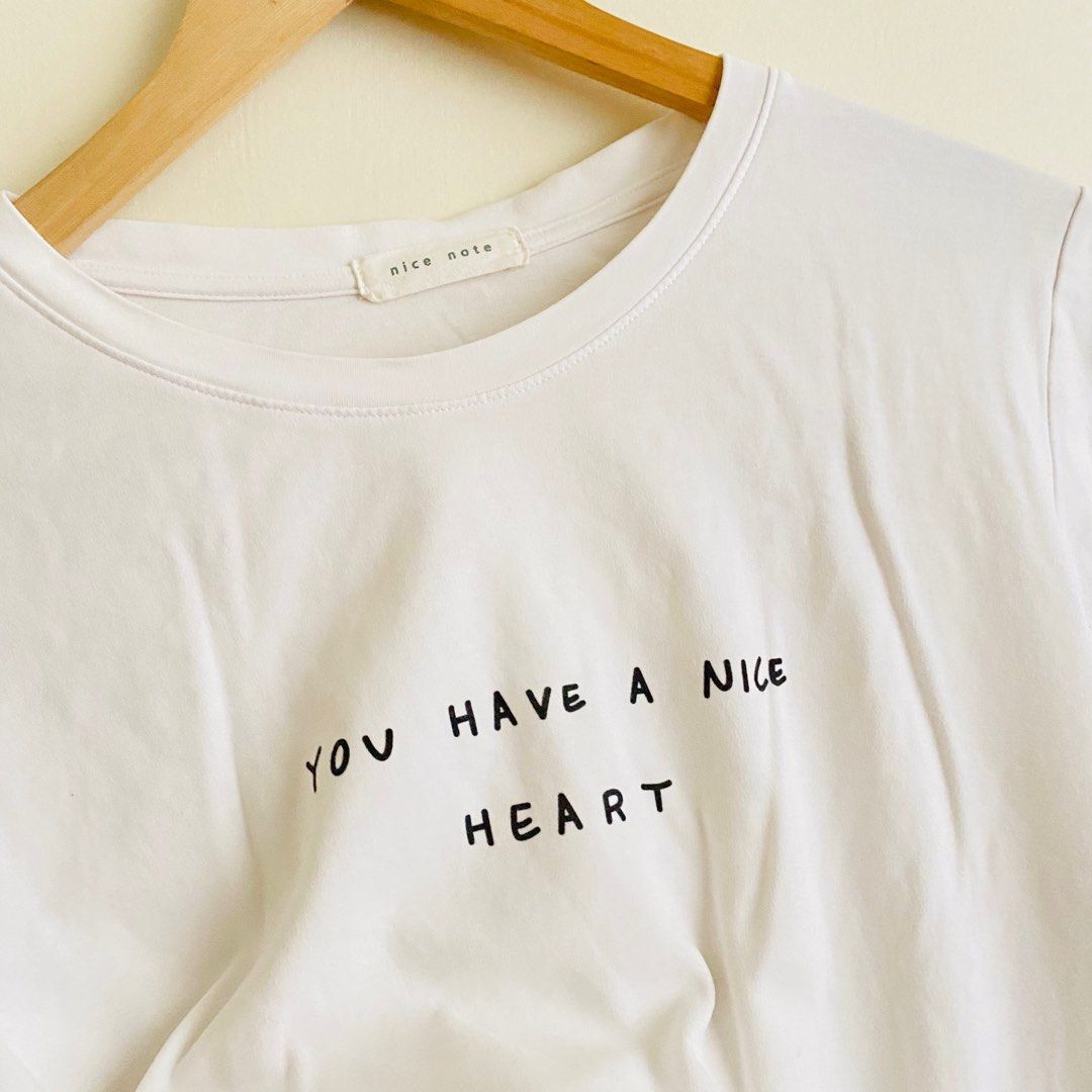 White Statement Minimalist Shirt, Women's Fashion, Tops, Shirts on ...