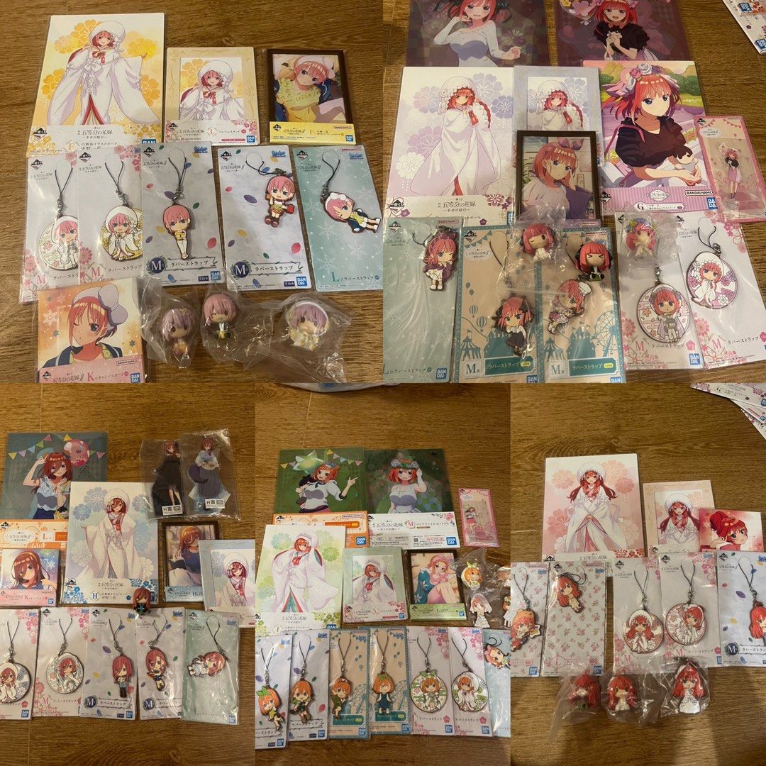quintessential quintuplets / gotobun no hanayome ichiban kuji sets ...