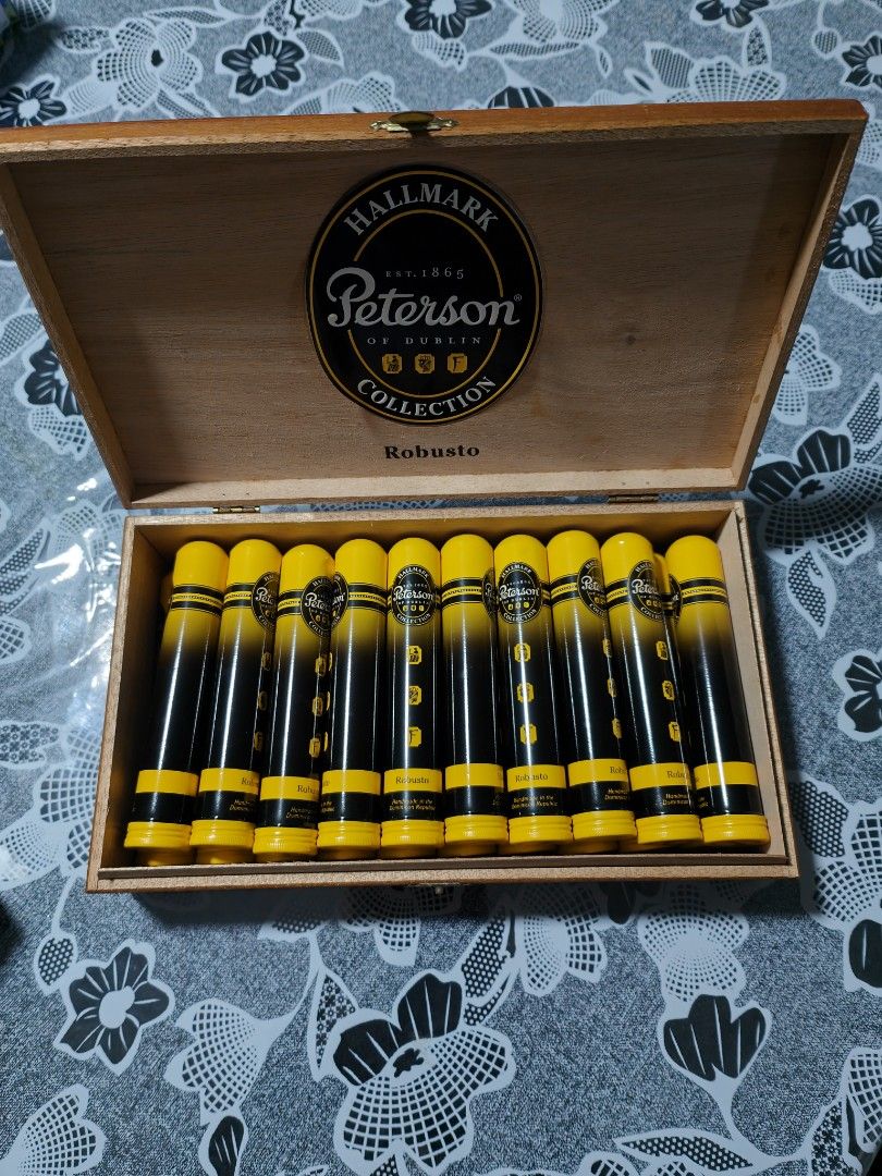 Wooden cigar boxes and empty cigar tubes., Everything Else on Carousell