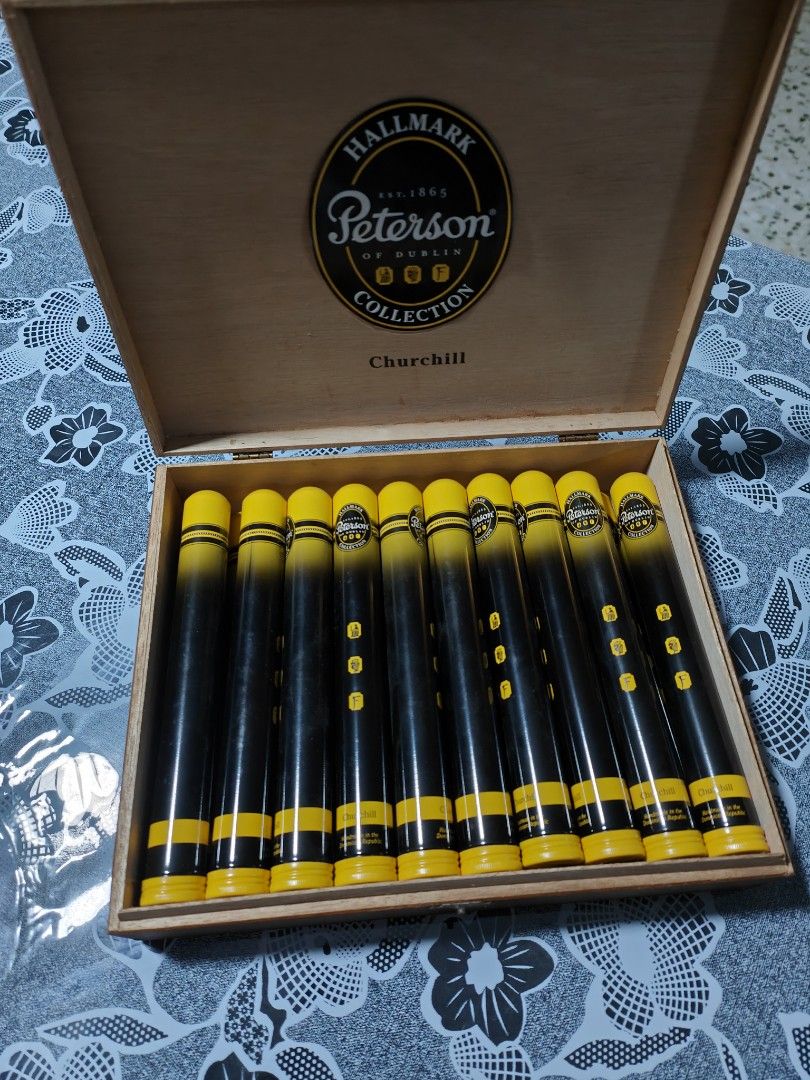 Wooden cigar boxes and empty cigar tubes., Everything Else on Carousell