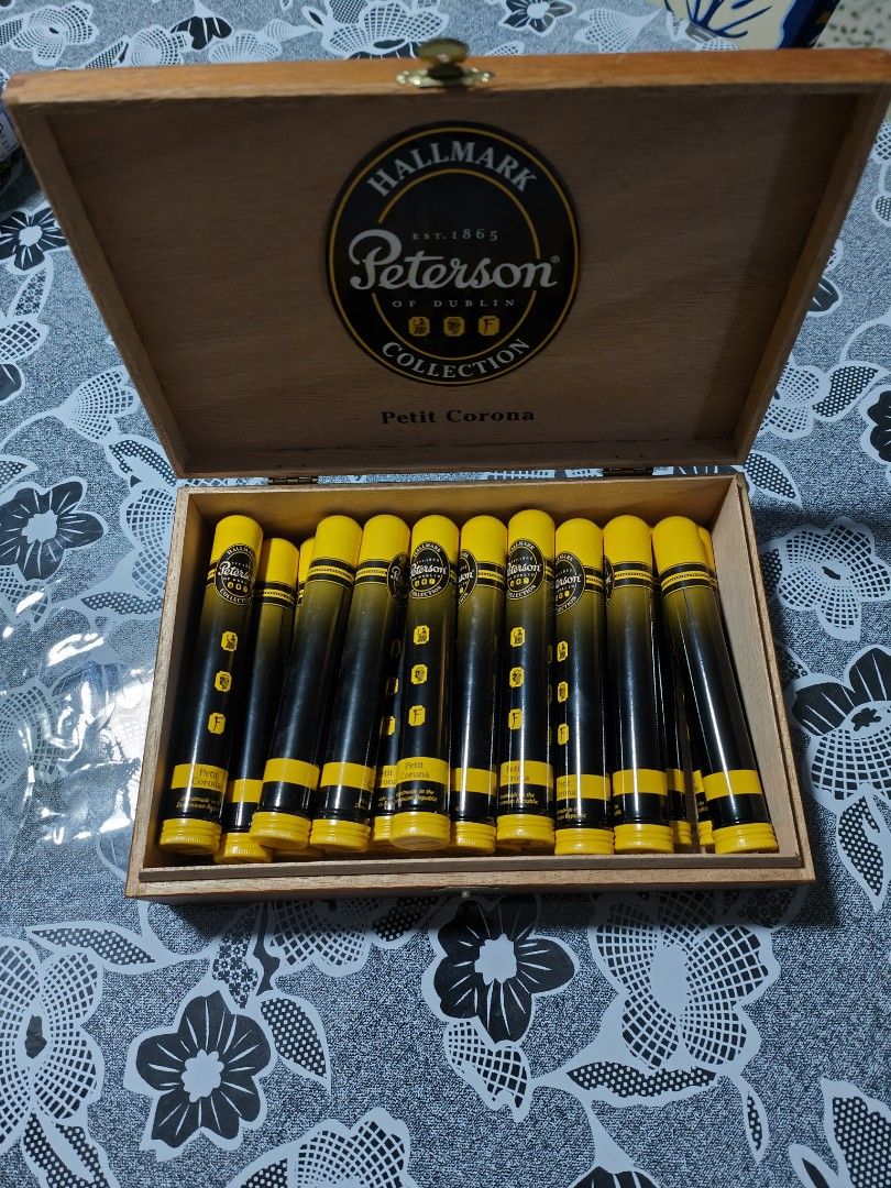 Wooden cigar boxes and empty cigar tubes., Everything Else on Carousell