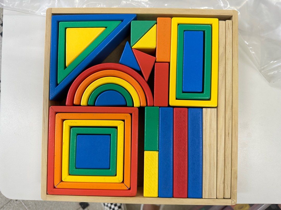 Wooden Nesting Shapes and Animal Puzzles, Babies & Kids, Infant Playtime on Carousell