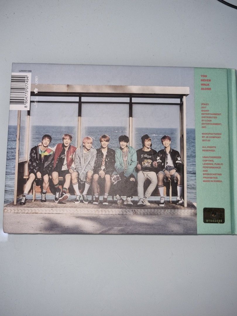 wts bts ynwa you never walk alone album [mint/left ver.] with jungkook ...