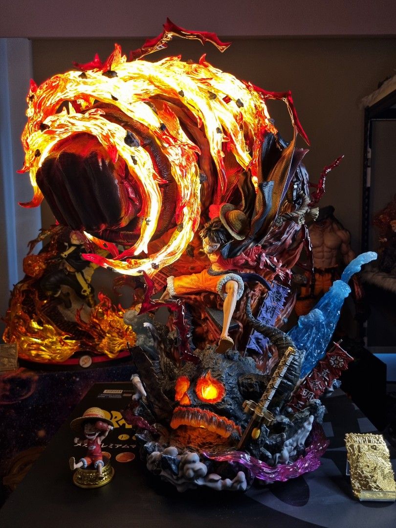 [WTS] One Piece ManQi Studio Red Roc Luffy 1/6 gk resin statue -anime ...