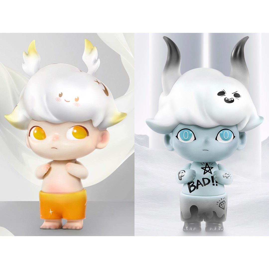 WTS [POPMART] DIMOO RETRO ANGEL & DEMON, Hobbies & Toys, Toys & Games ...