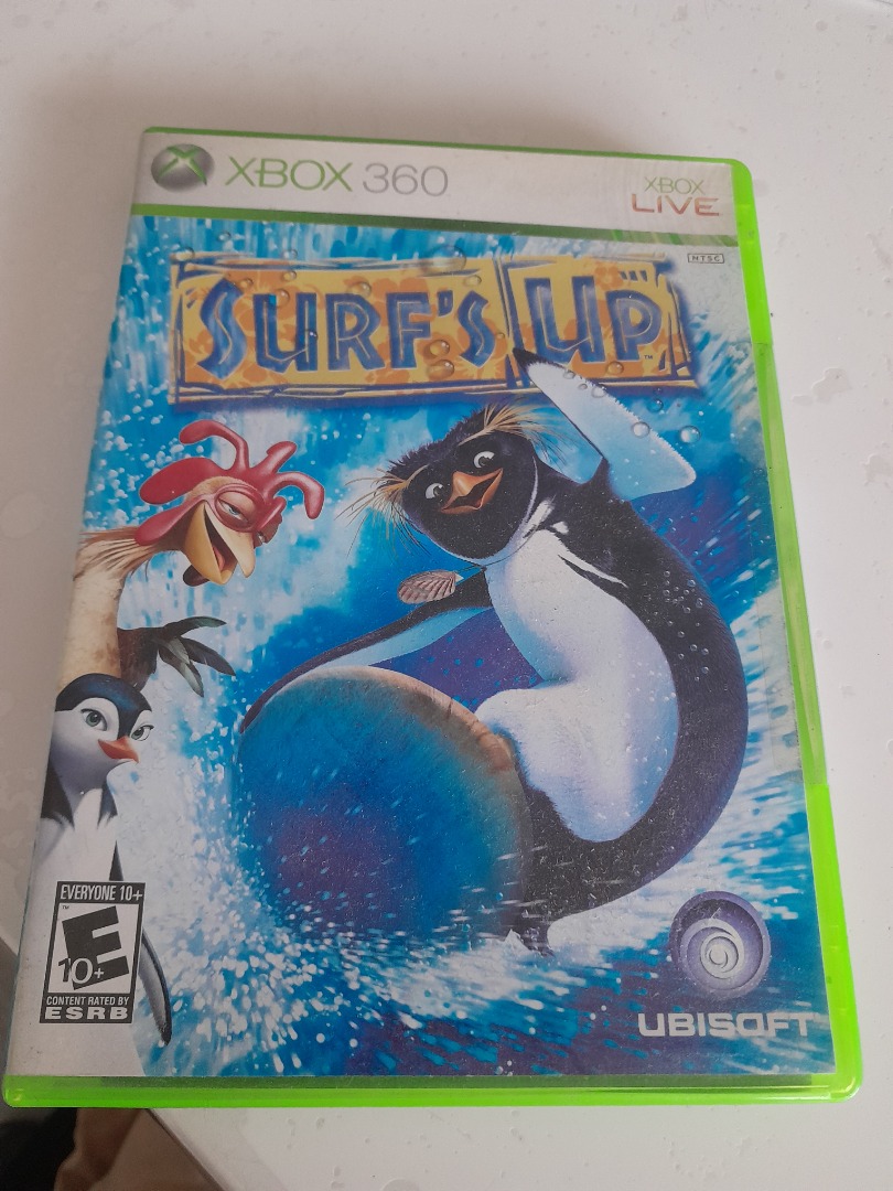 Xbox 360 Game Used Surf's Up Easy 1000 Achievement Gamer Score, Video ...