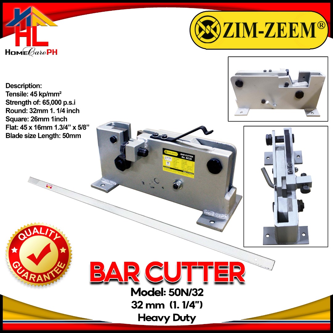 Zim-Zeem Bar Cutter 32mm 1-1/4", Commercial & Industrial, Industrial ...