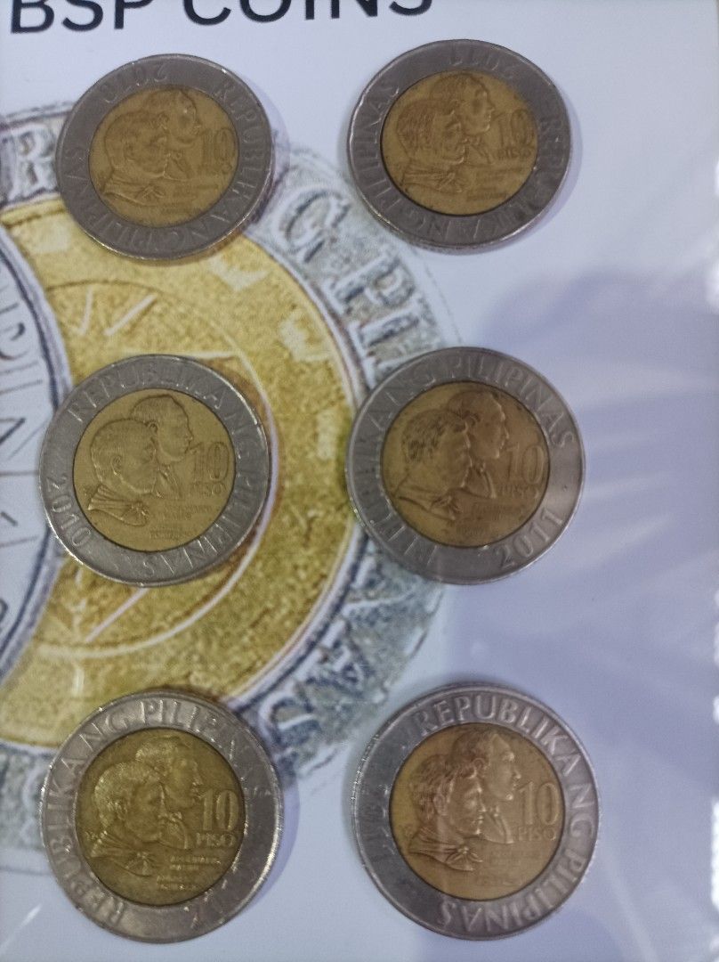 10 piso frame coins on Carousell